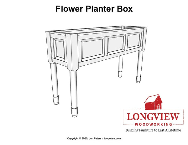 Flower Planter Box Design Plans – Jon Peters