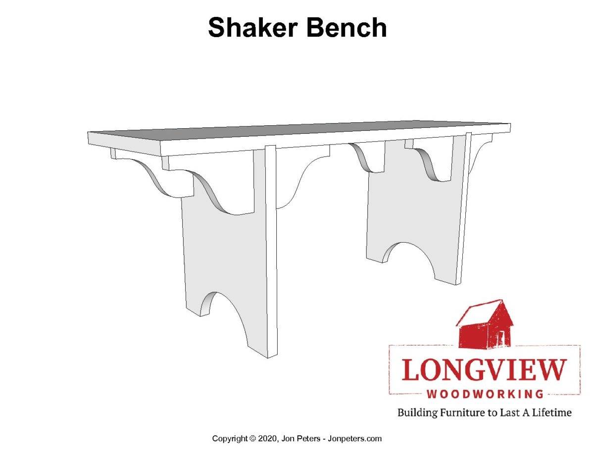 Shaker Bench Design Plans – Jon Peters